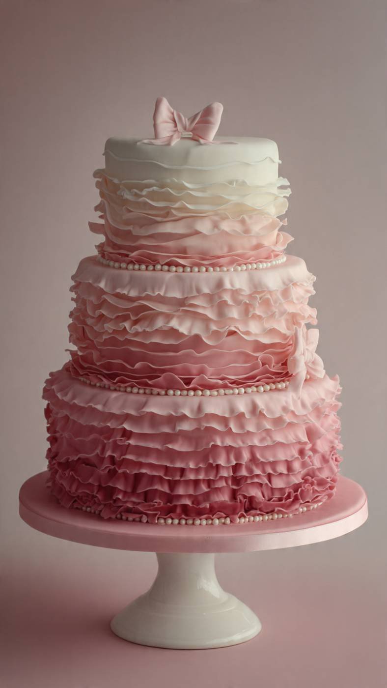 10 Beautiful Pink Vintage Cake Ideas - Bakewitheva