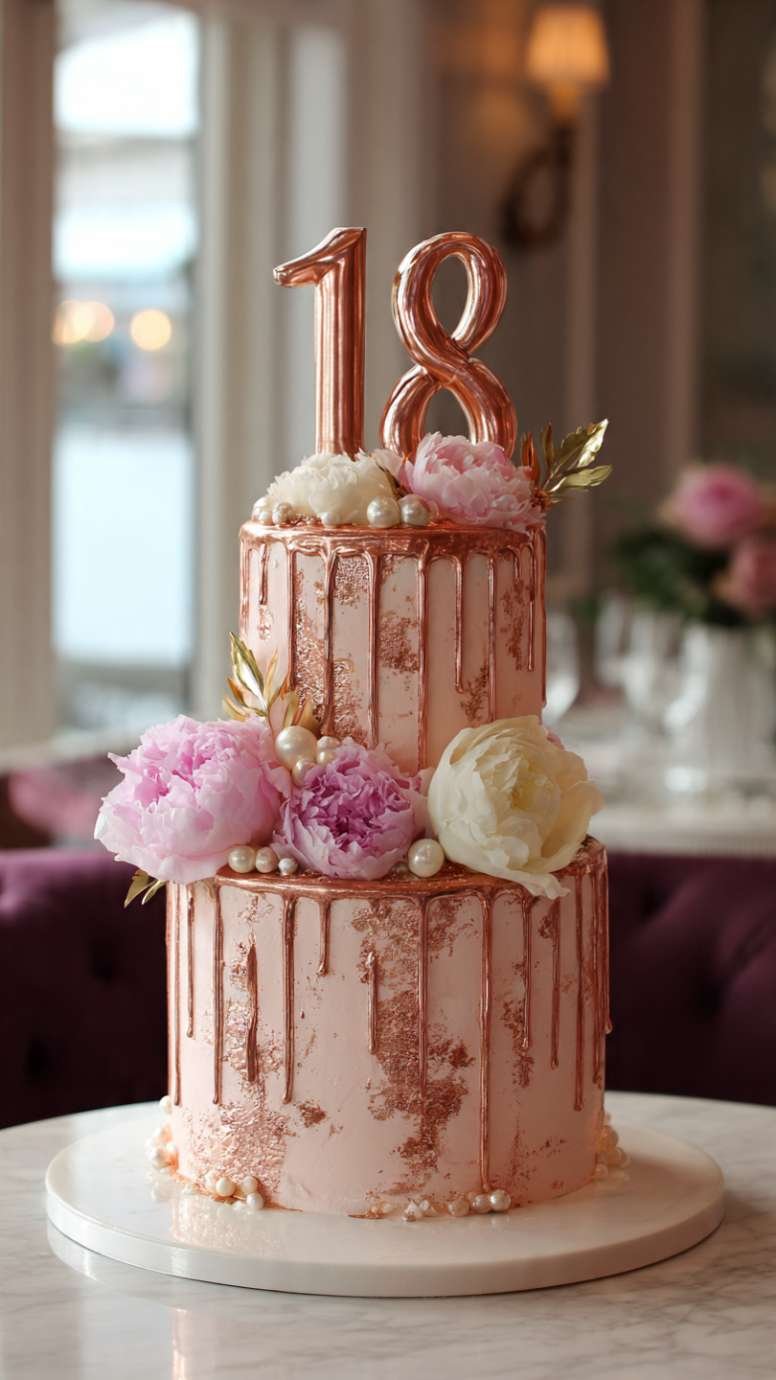 10 Stunning 18th Birthday Cake Ideas - Bakewitheva