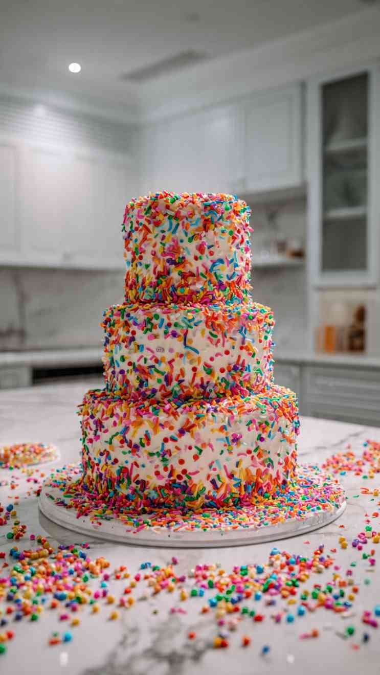 10 Bright and Beautiful Rainbow Birthday Cake - Bakewitheva